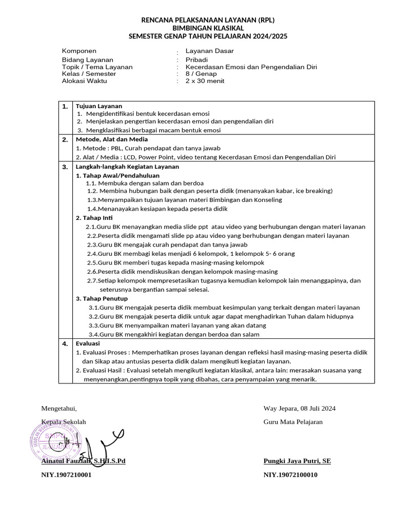 RPL BK 8 Genap | PDF