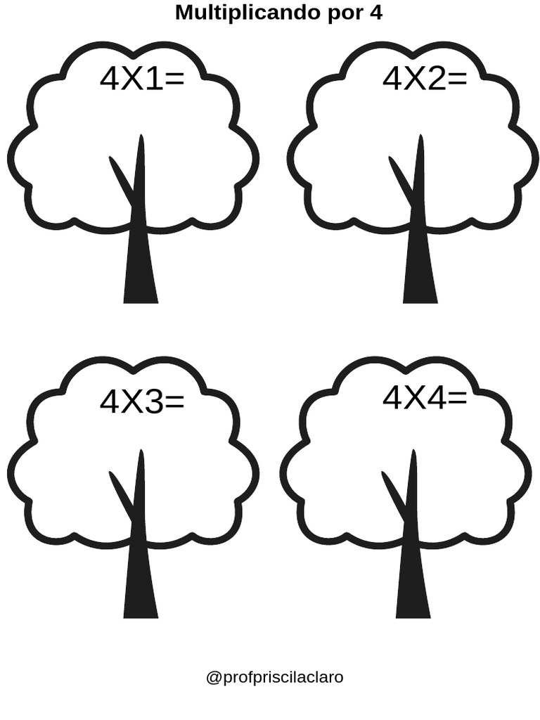 Multiplicando Por 4 | PDF