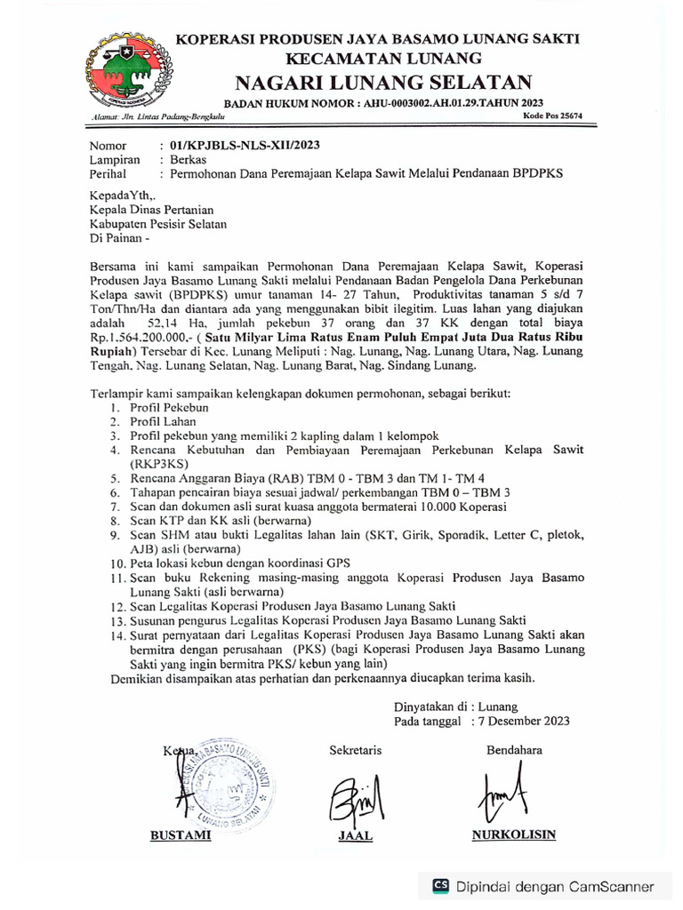 Suray Permohonan 2024 PSR | PDF