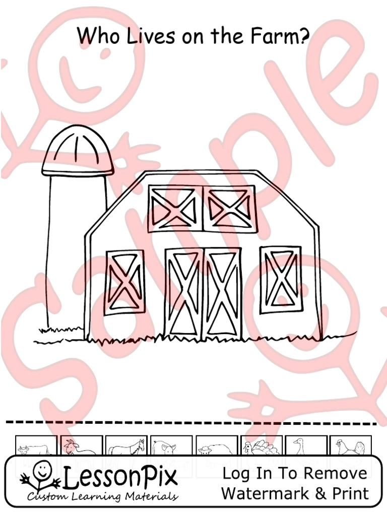 Who+Lives+on+the+Farm - Material 2169500 | PDF