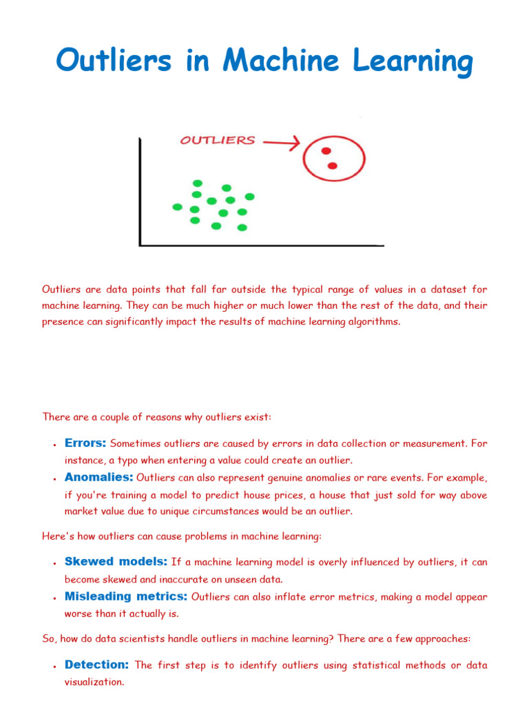 Outliers in Machine Learning 1719275607 | PDF