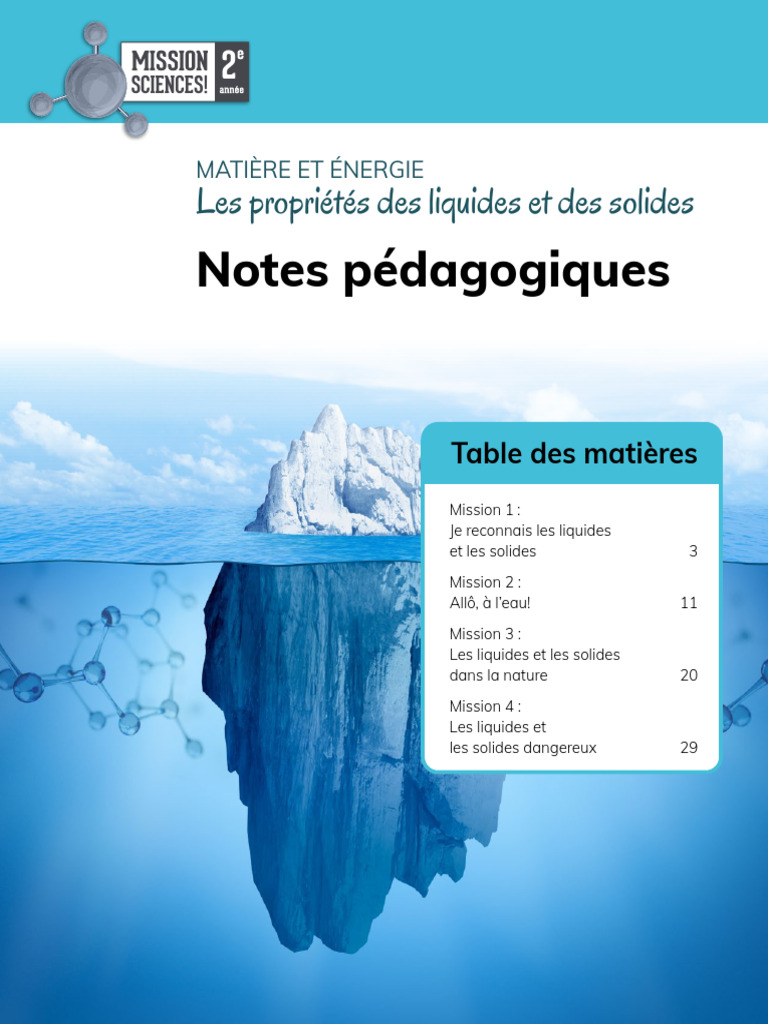 Les Proprietes Des Liquides Et Solides | PDF