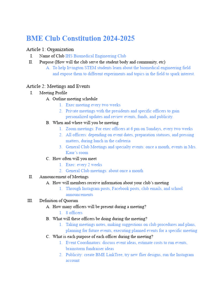 BME - Club Constitution 24-25 - Google Docs - IHS Biomedical ...