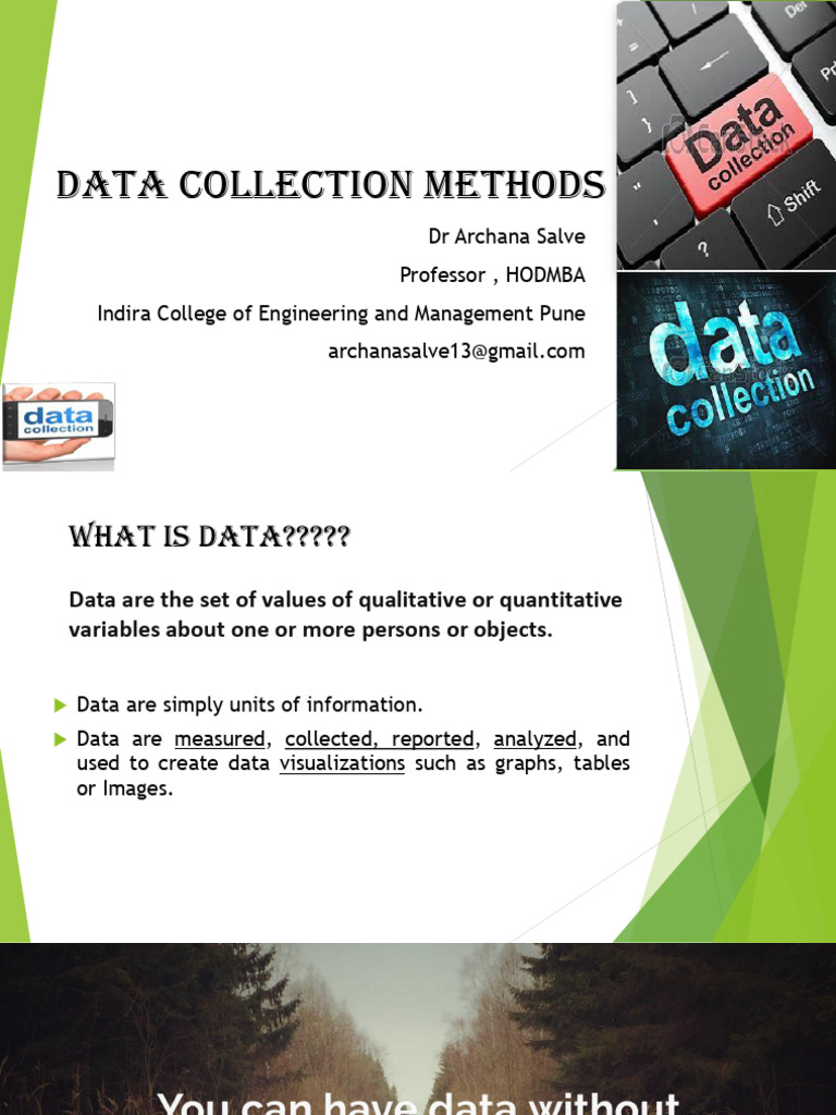 Data Collection Methods | PDF