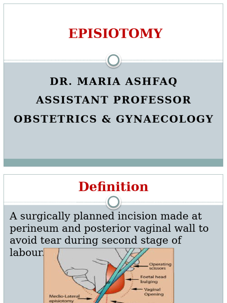 Episiotomy 1 | PDF