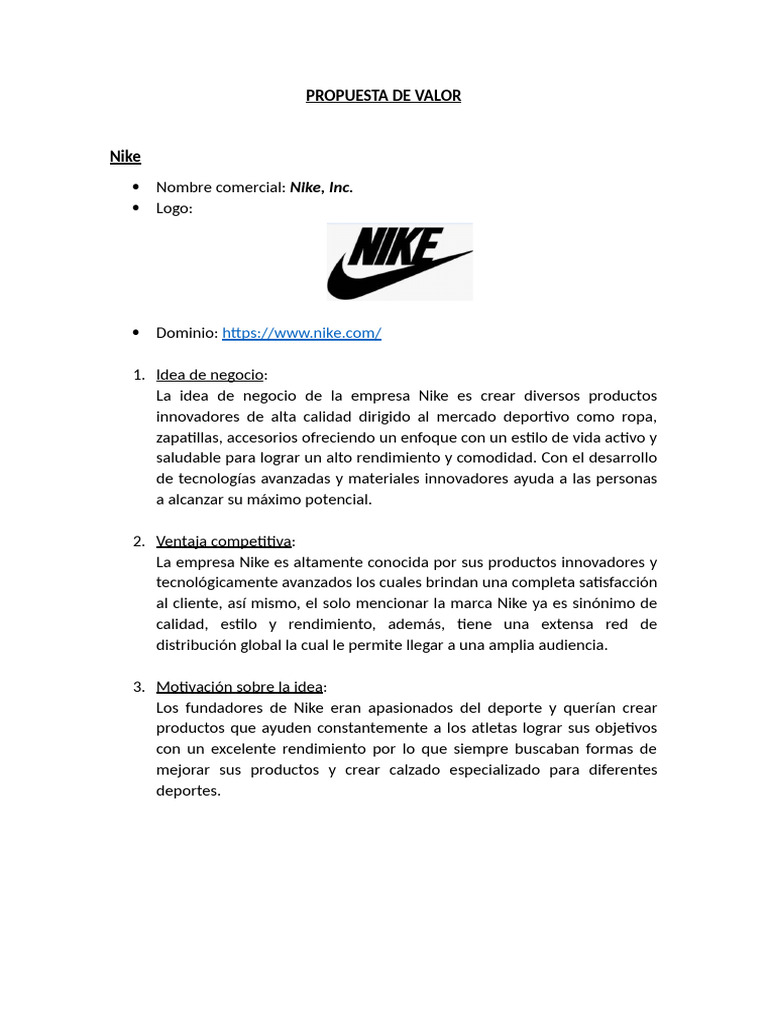 Propuesta de Valor Marcas Posicionadas | PDF