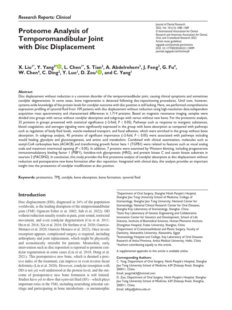 Proteome Analysis of | PDF