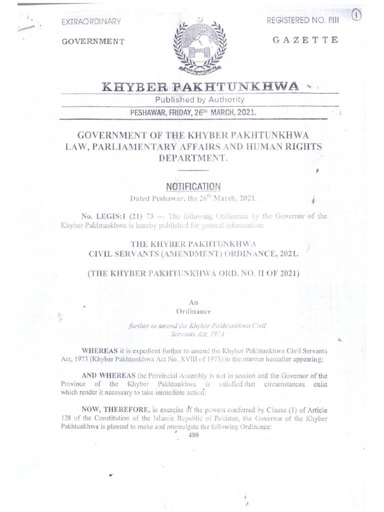 Retirement Act Amendment, 2021 | PDF