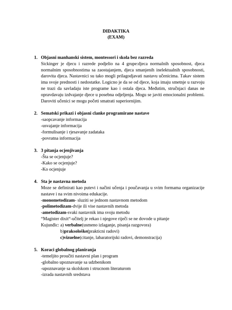 Didaktika Skripta8830662447603069831 | PDF