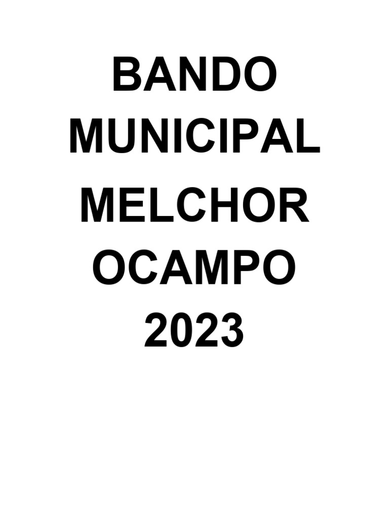 209 Bando-Municipal-2024 2419170641 | PDF