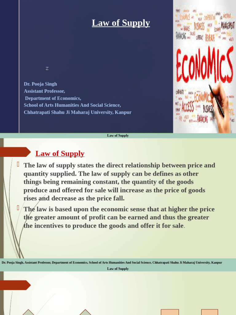 Law of Supply | PDF