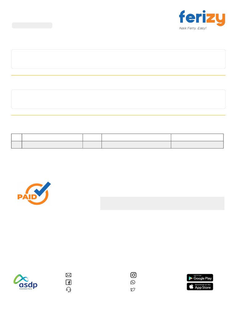 E Receipt Asdp W00241220027838 | PDF | Indonesia