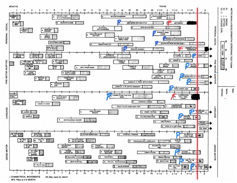 MMDST Scoring Sheet | PDF