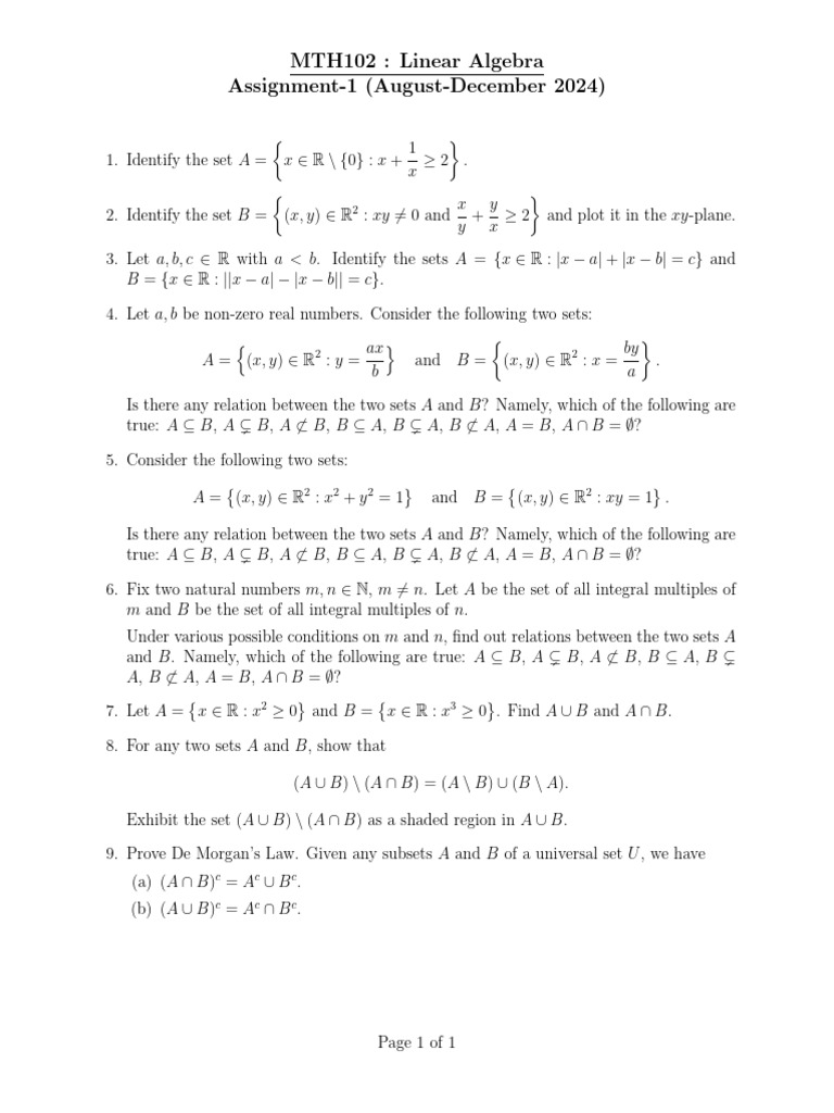 mth102 2024 A01 | PDF