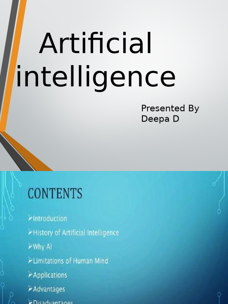Artificial Intelligence | PDF