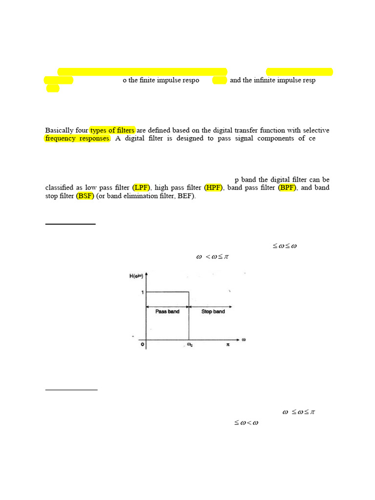 Lesson 05 - FIR Filter (Lecturer) | PDF