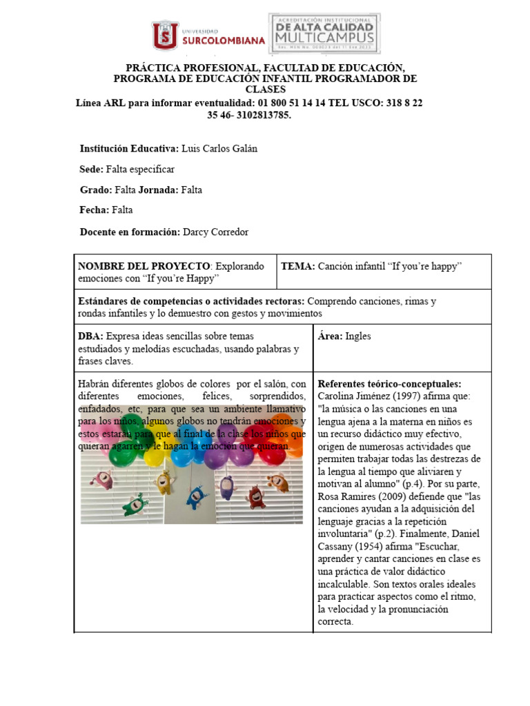 Lesson Plan Darcy Corredor | PDF Lesson Plan Darcy Corredor | PDF