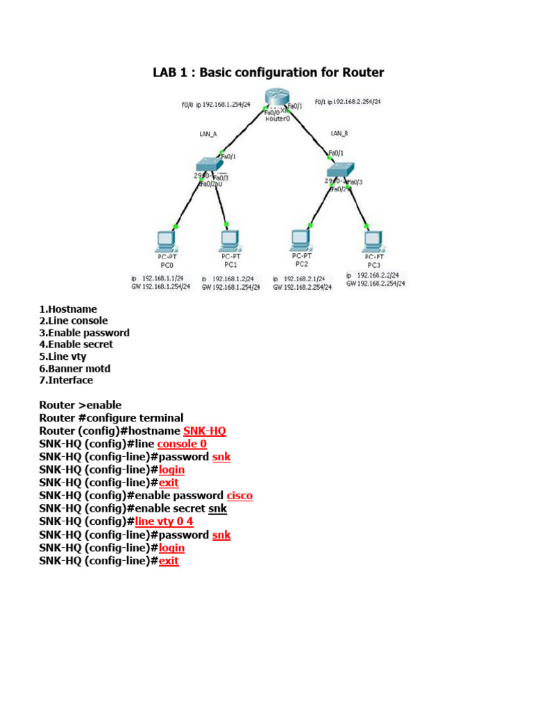 1.basic Config | PDF