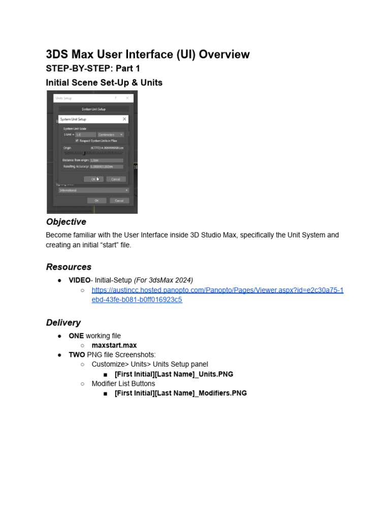 EX - Max UI 1 - Initial Set-Up | PDF