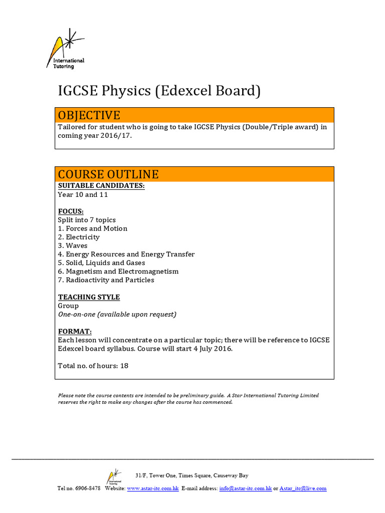Igcse Physics2016 Pdf