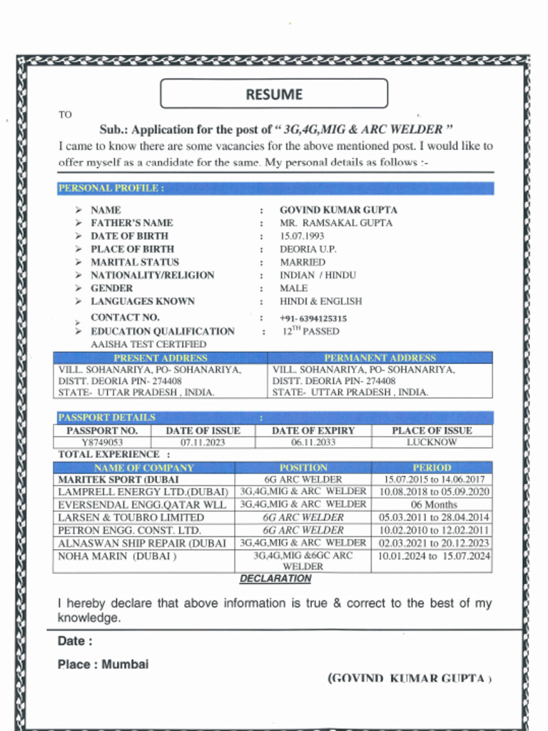 Govind Kumar 4G MIG & Arc Welder | PDF