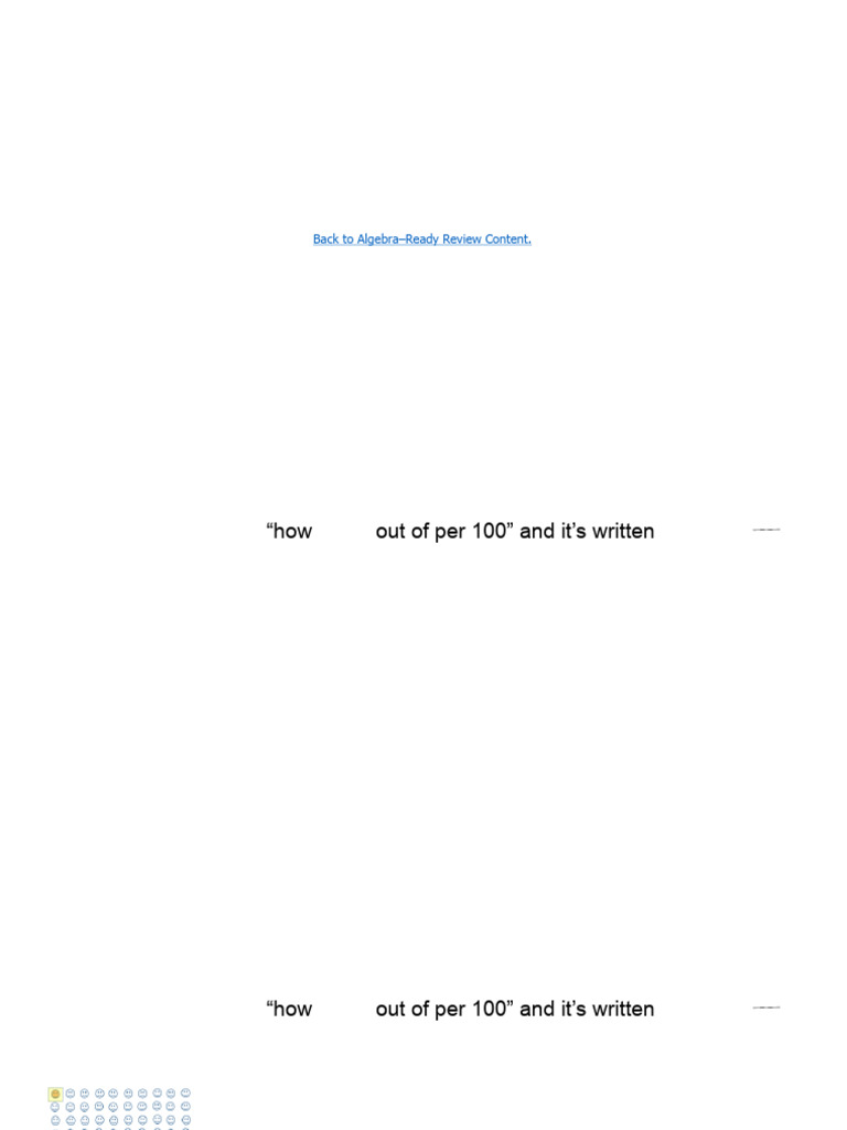 Conversion Between Fractions Decimals and Percentages | PDF