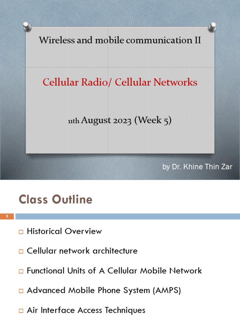Cellular Networks | PDF