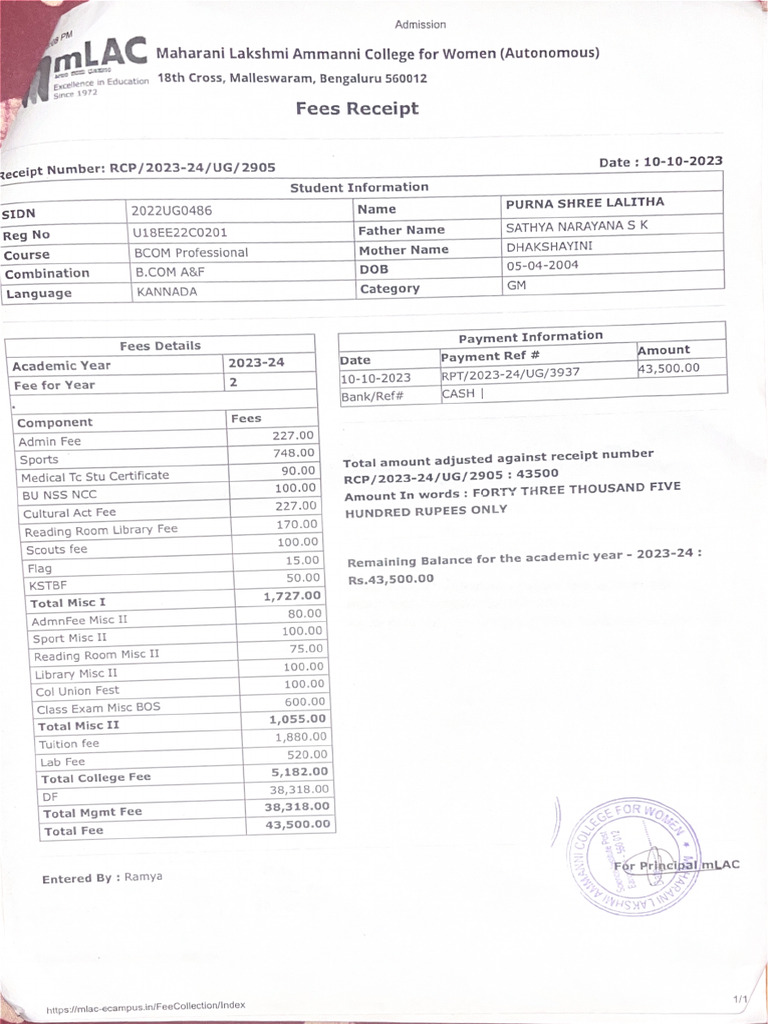 Fees | PDF
