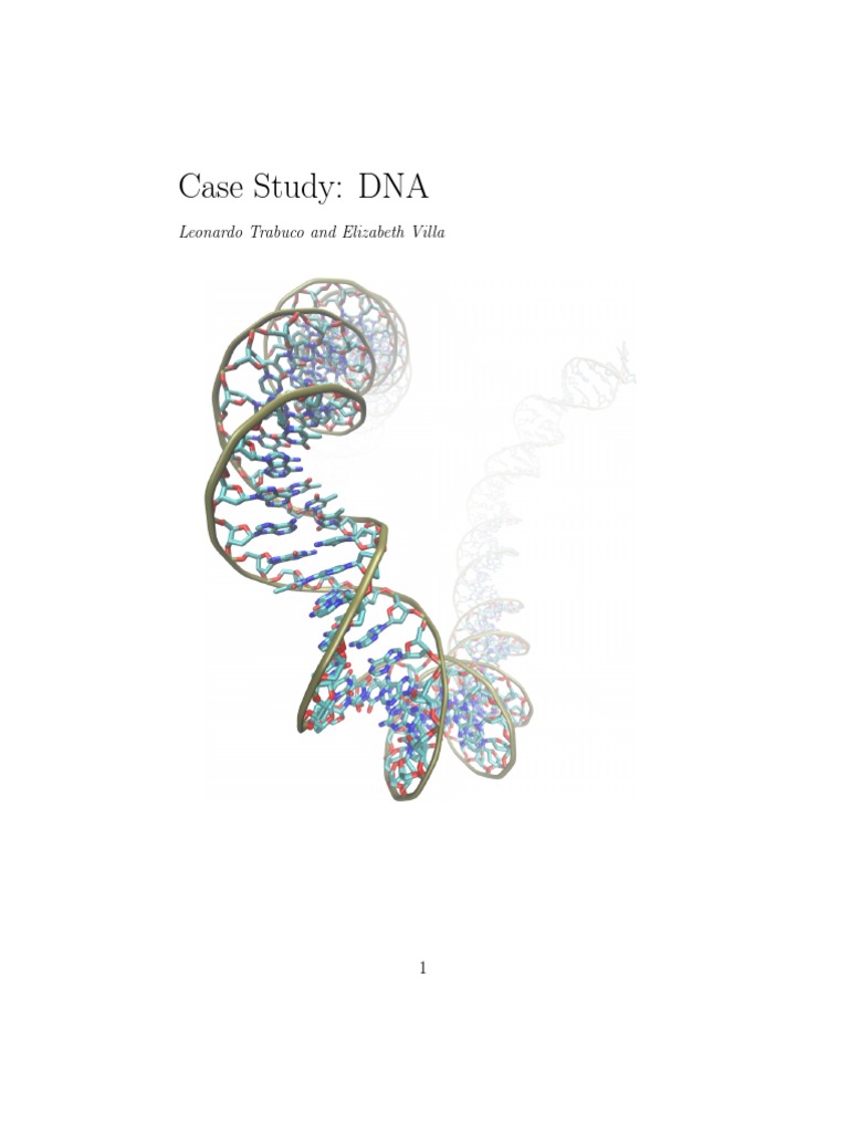 DNA Case Study | PDF | Nucleic Acid Double Helix | Dna