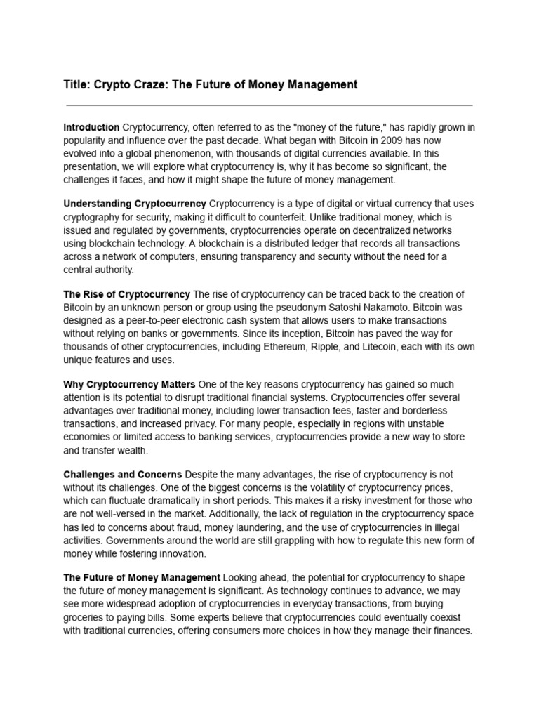 Cryptocurrency | PDF
