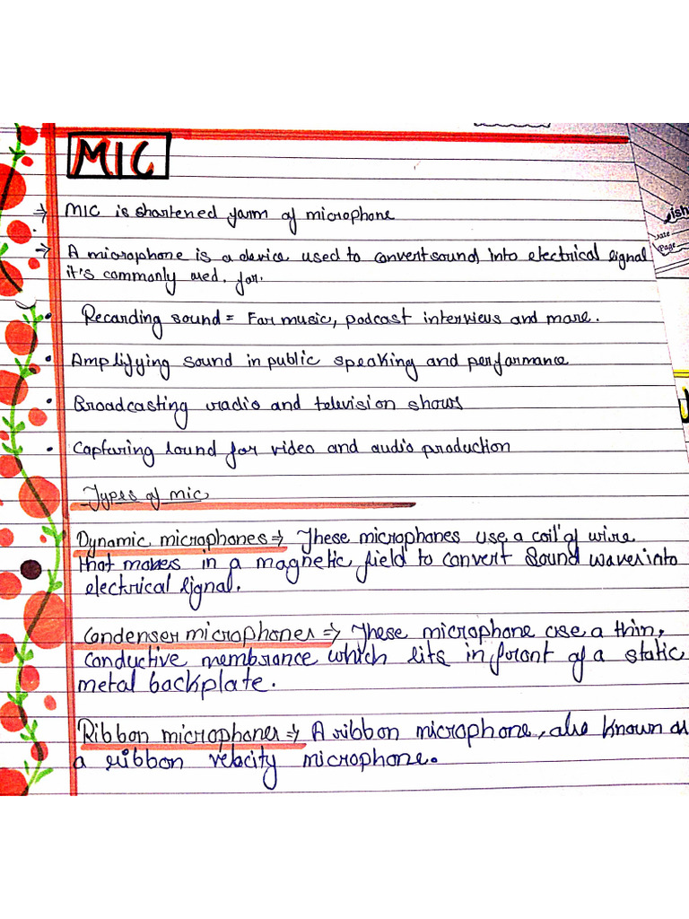 Microphone Definition | PDF