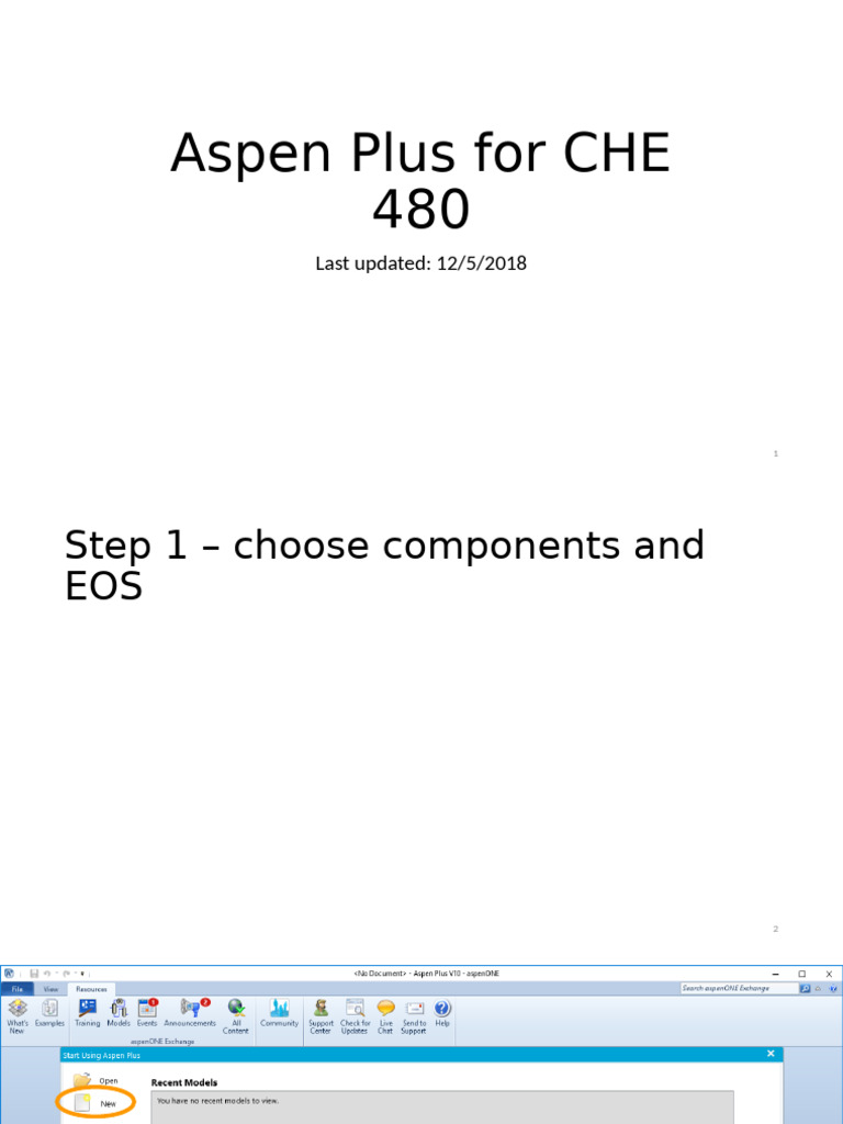 CHE 480 AspenPlus - 2018 Tutorial | PDF | Distillation | Applied And Interdisciplinary Physics