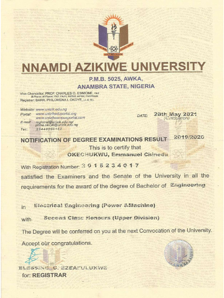 Statement of Result | PDF