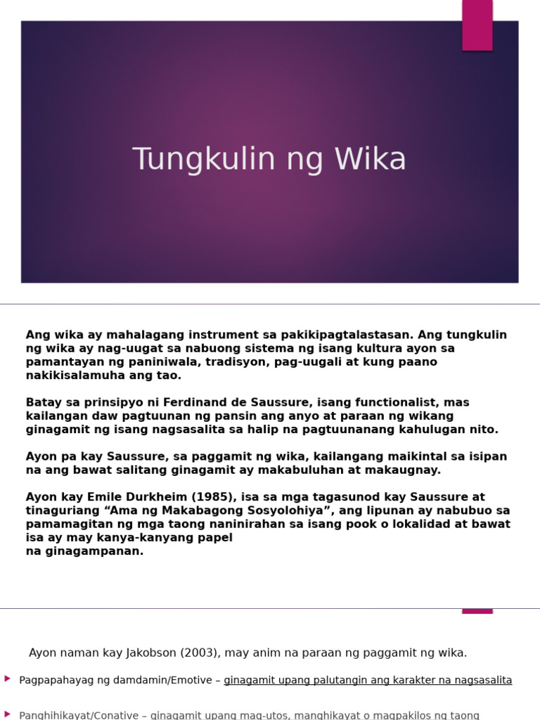 Tungkulin NG Wika 1 | PDF