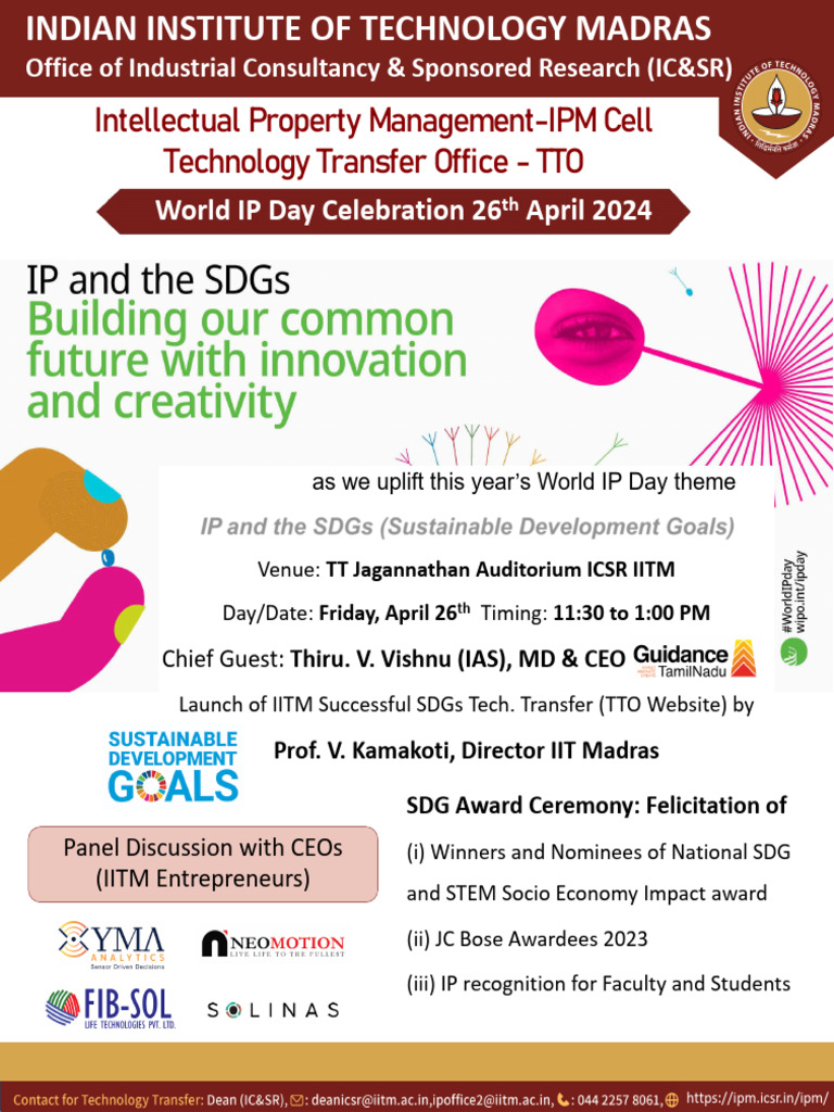 World Ip Day Invitation 2024 | PDF