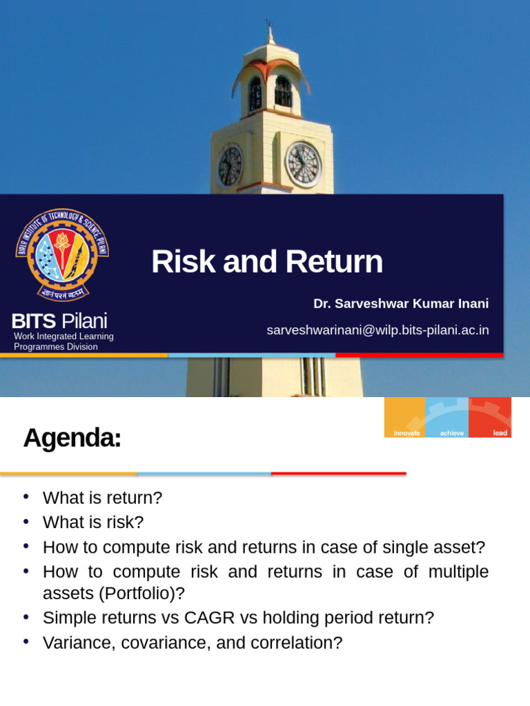Session 5. Risk and Return | PDF