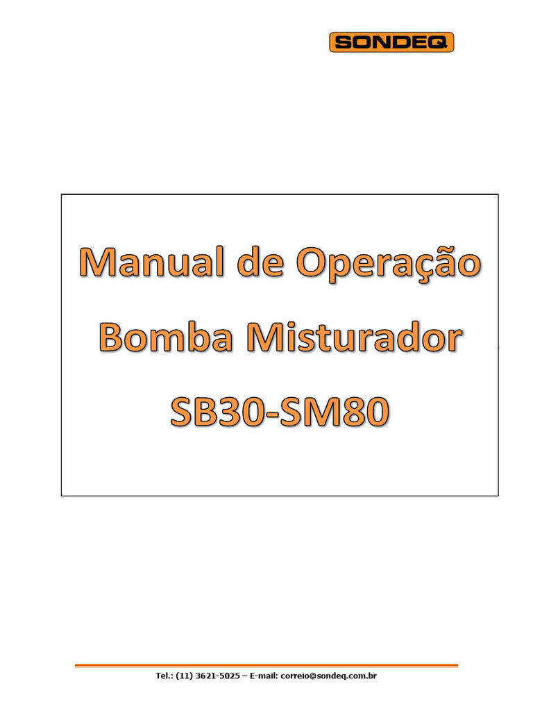 Manual Sondeq SB30-SM50 | PDF