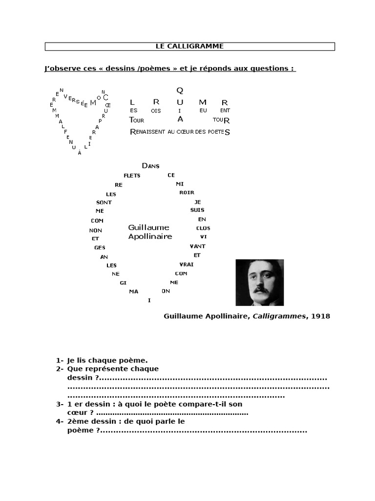Le Calligramme | PDF