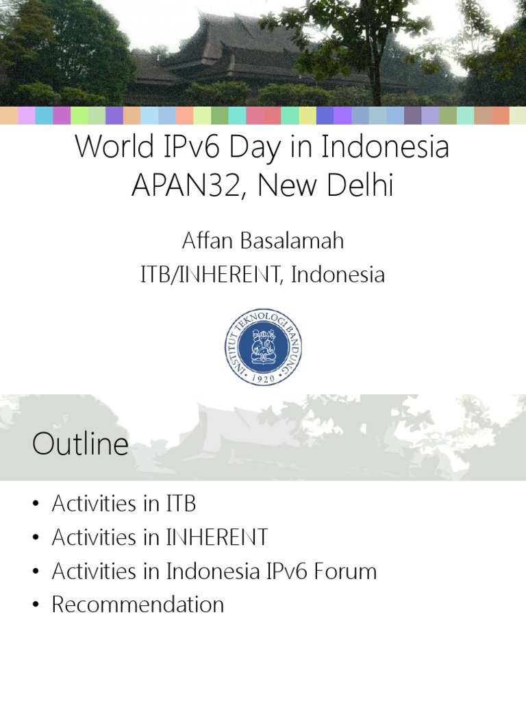World IPv6 Day in Indonesia | PDF | I Pv6 | Web Server
