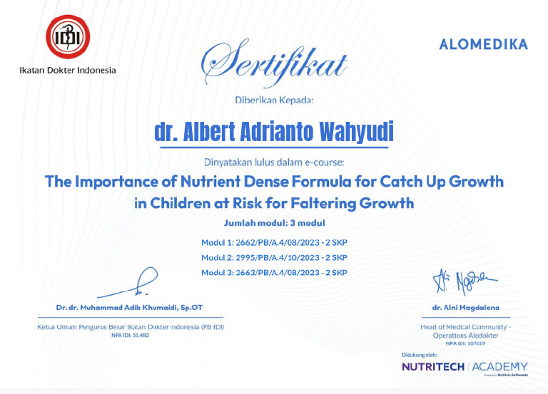 Alomedika - The Importance of Nutrient Dense Formula For Catch Up ...