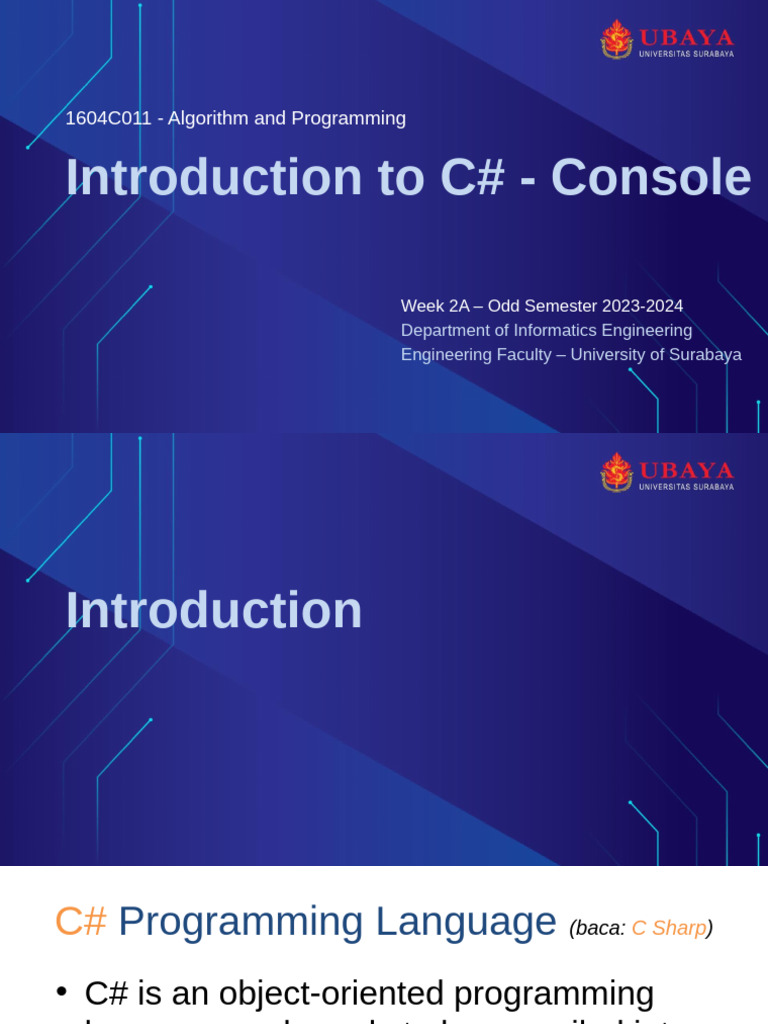 1604C011 Alpro Week02A | PDF