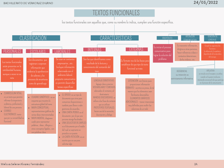 Mapa Conceptual (Textos Funcionales) | PDF | Plan de estudios | Cognición