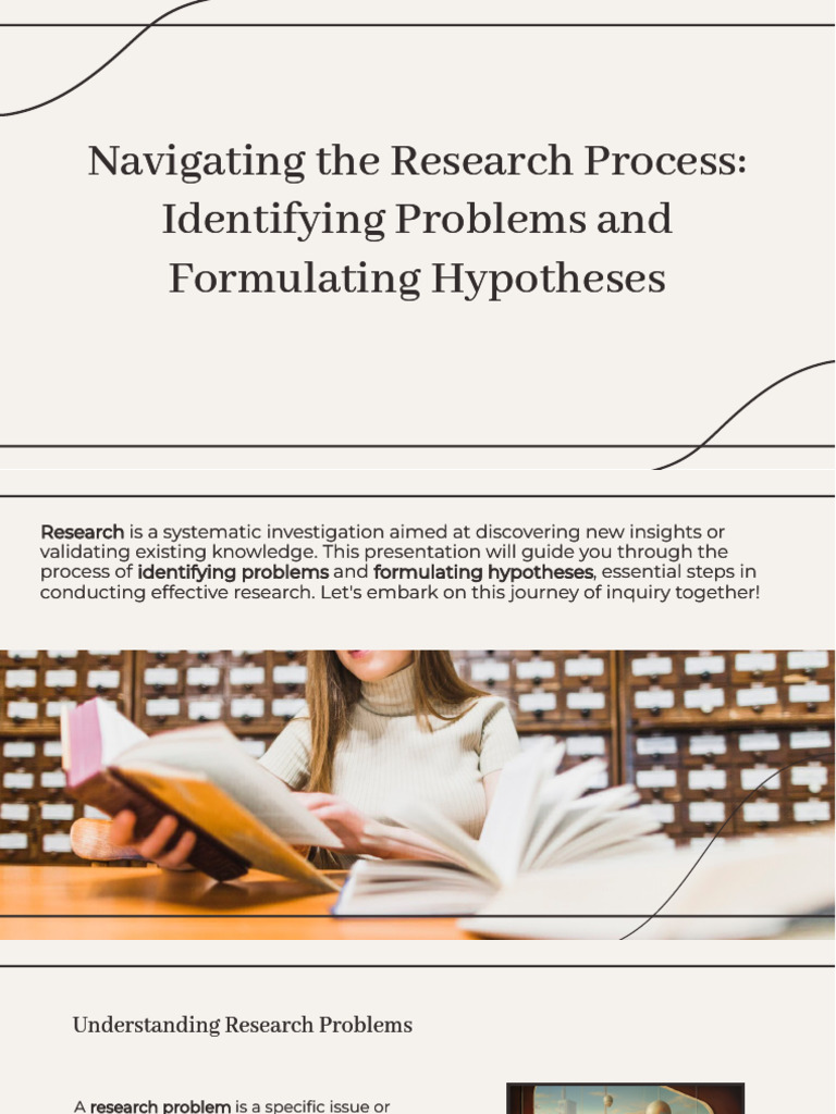 Slidesgo Navigating The Research Process Identifying Problems and Formulating Hypotheses ...