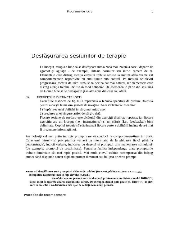 Programe de Lucru Aba | PDF