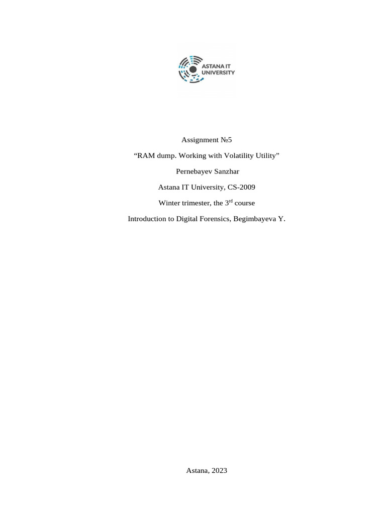 Forensics Ass5 | PDF