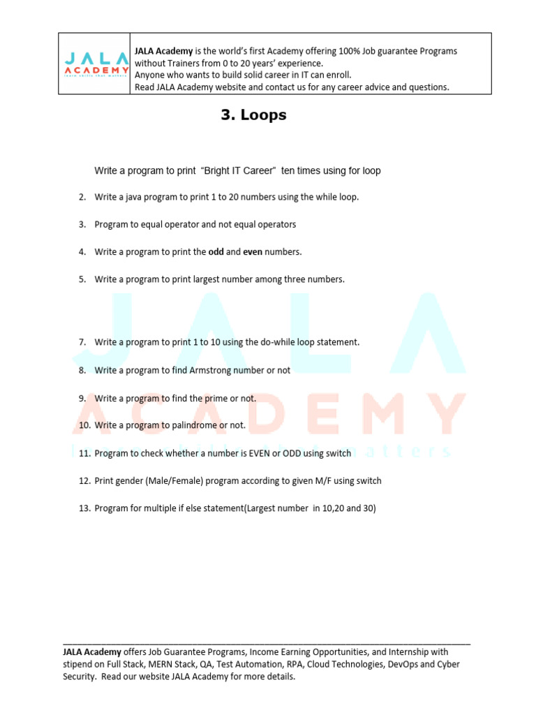 Loops | PDF