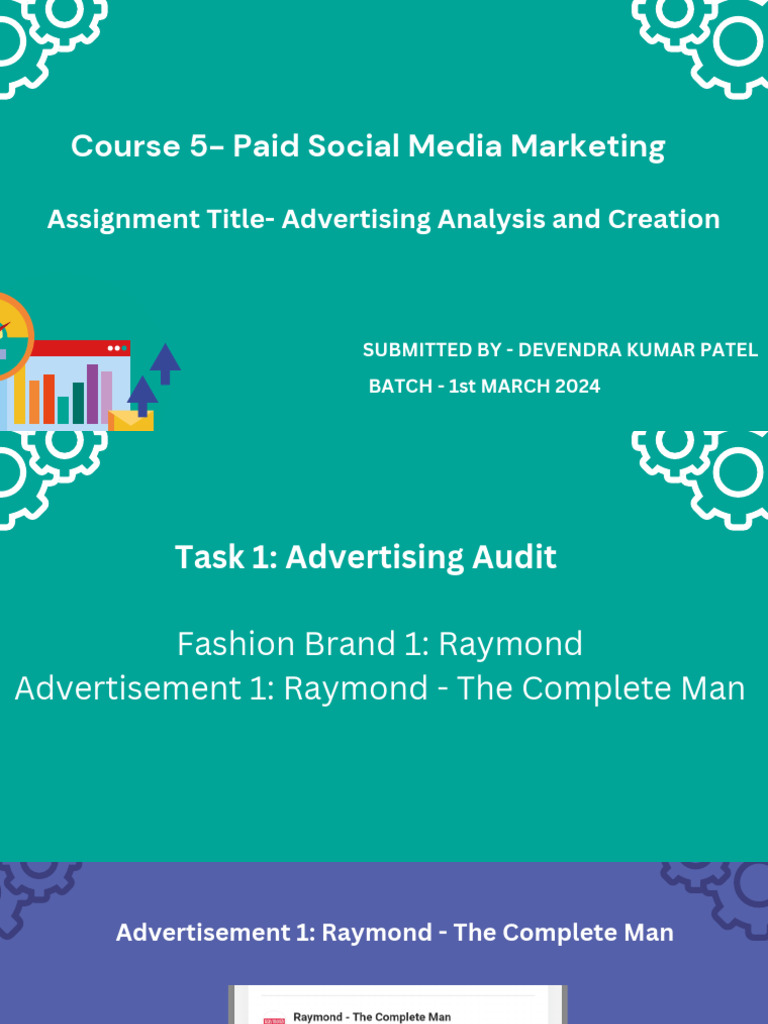 Assignment - Advertising Analysis and Creation | PDF