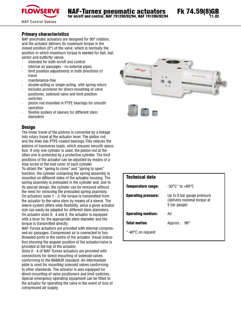 Flow Serve Actuator | PDF