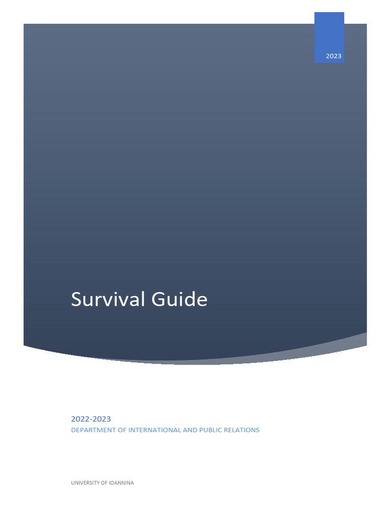 Survival Guide 2023 | PDF