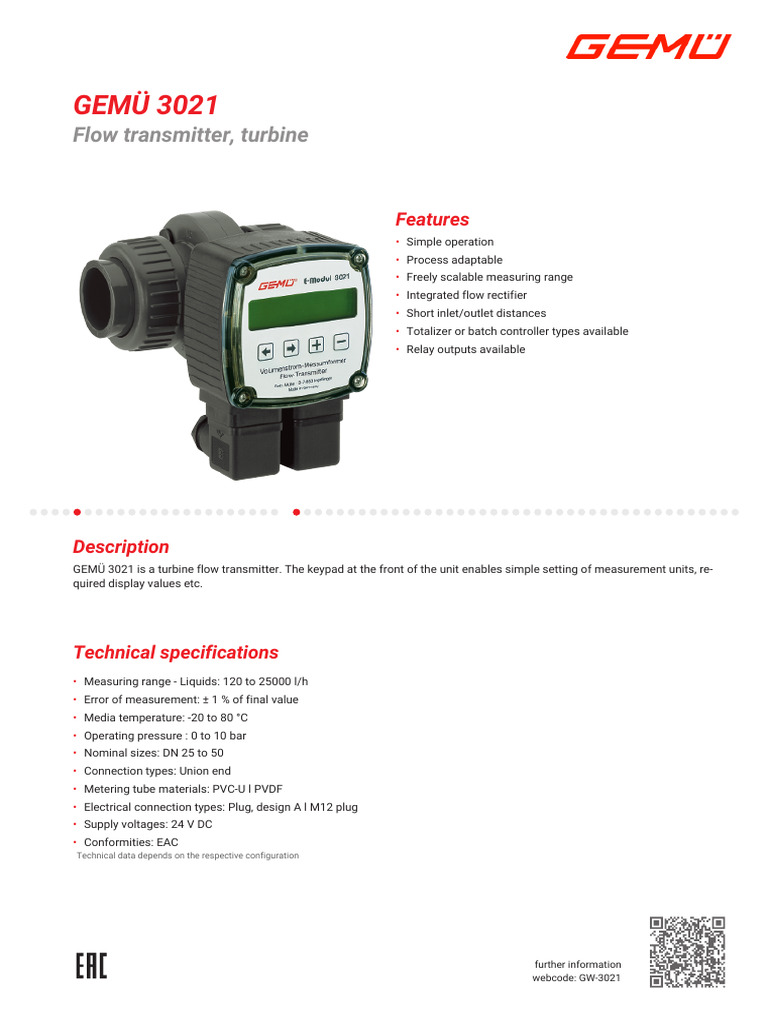 GEMU - DB - 3021 - GB - Turbine FIT | PDF